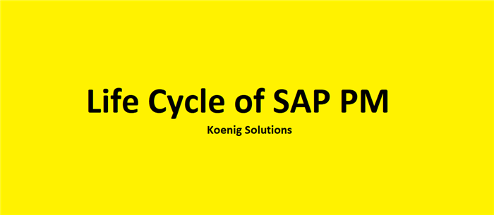 Life Cycle of SAP PM | Full-Cycle SAP Plant Maintenance (PM)