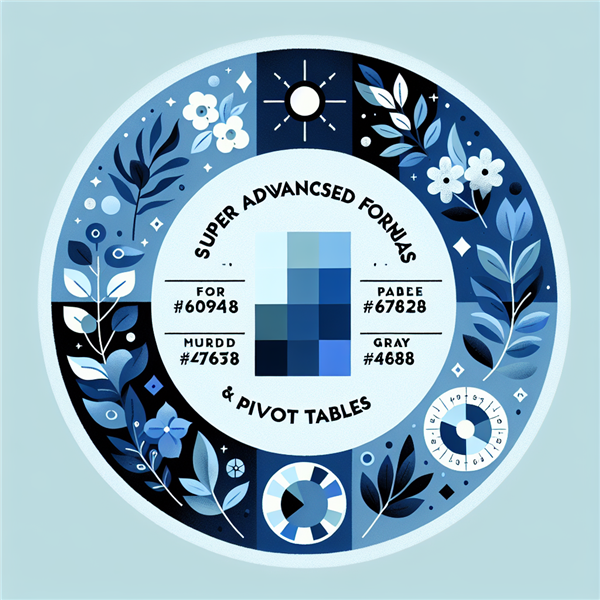 Mastering Excel's Super Advanced Formulas & Pivot Tables A Guide